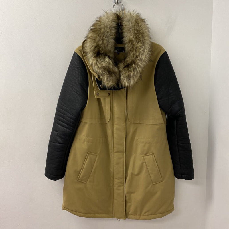 WILLIAM RAST WOMEN'S COAT tan black XL – The Comeback