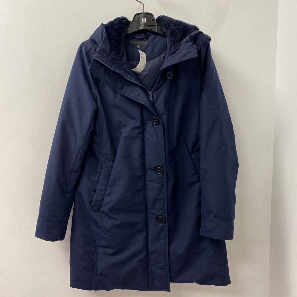 UNIQLO WOMEN'S COAT navy S – The Comeback
