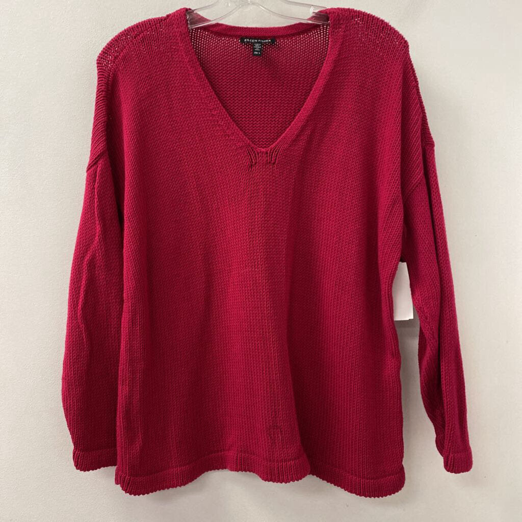 EILEEN FISHER WOMEN'S SWEATER pink L – The Comeback