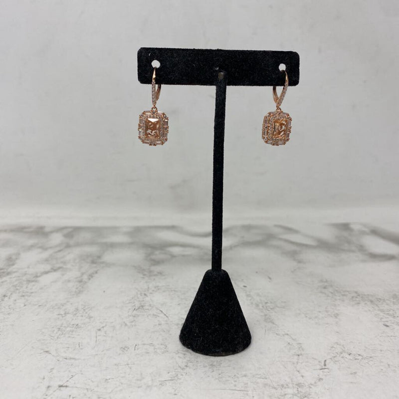 925 WOMEN'S EARRINGS peach clear – The Comeback