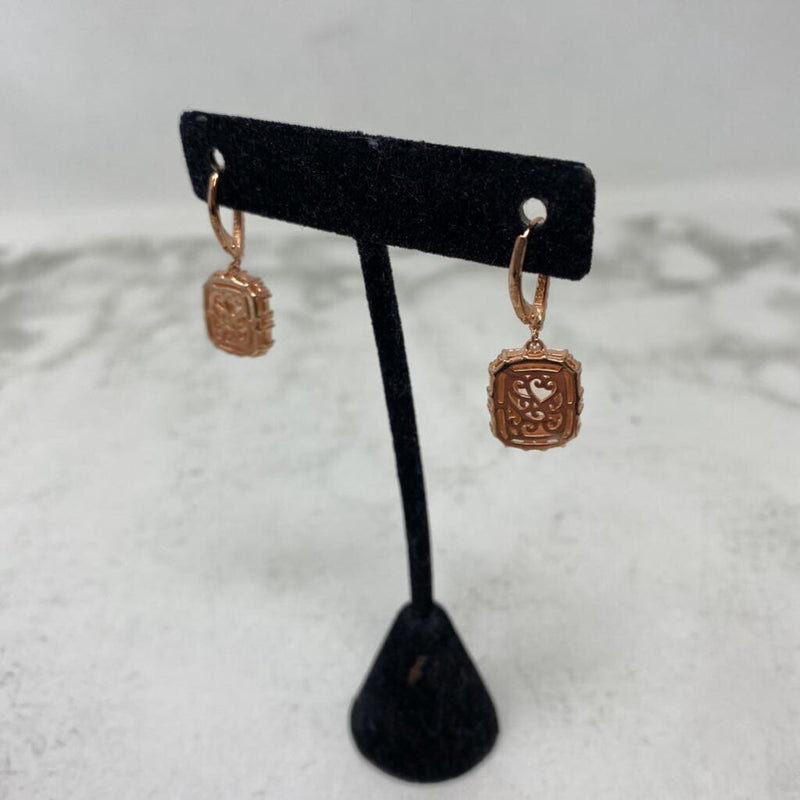925 WOMEN'S EARRINGS peach clear – The Comeback