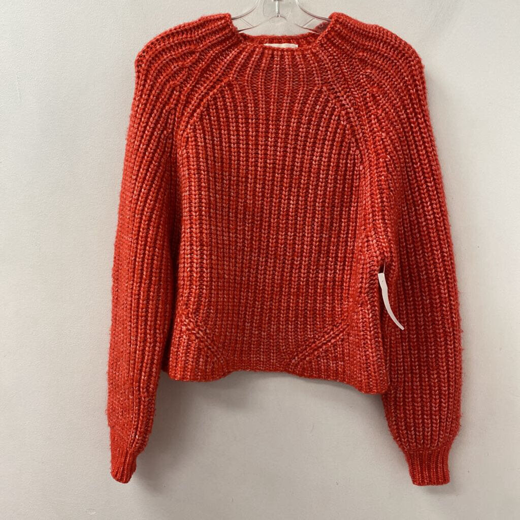 OAK + FORT WOMEN'S SWEATER red white mix S – The Comeback