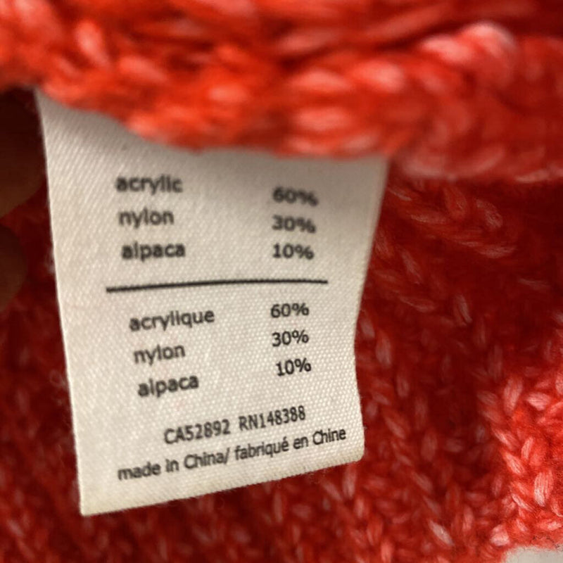 OAK + FORT WOMEN'S SWEATER red white mix S – The Comeback